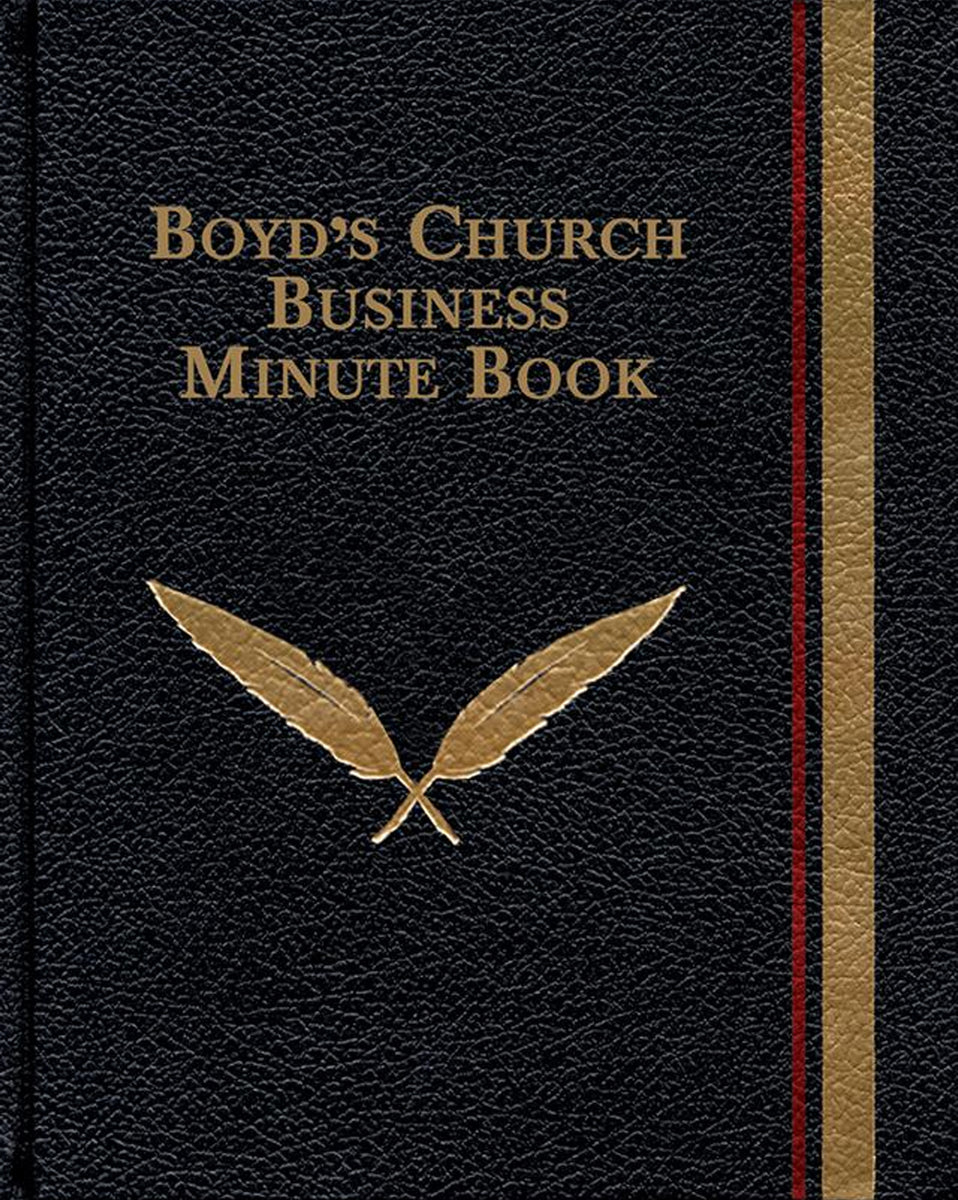 Boyd's Church Business Minute Book – Church of God in Christ Publishing ...