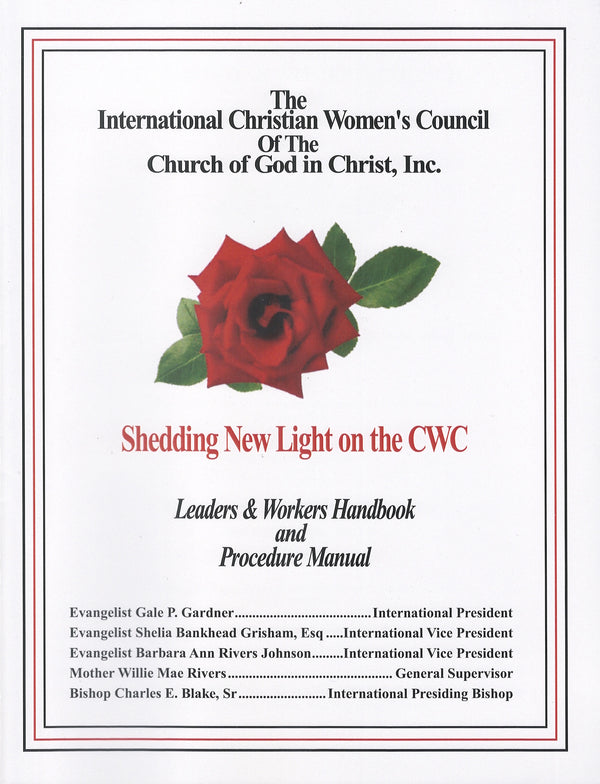 Christian Women's Council Leaders & Workers Handbook and Manual ...