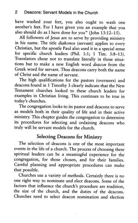 Deacons: Servant Models in the Church, Updated Edition – Church of God ...