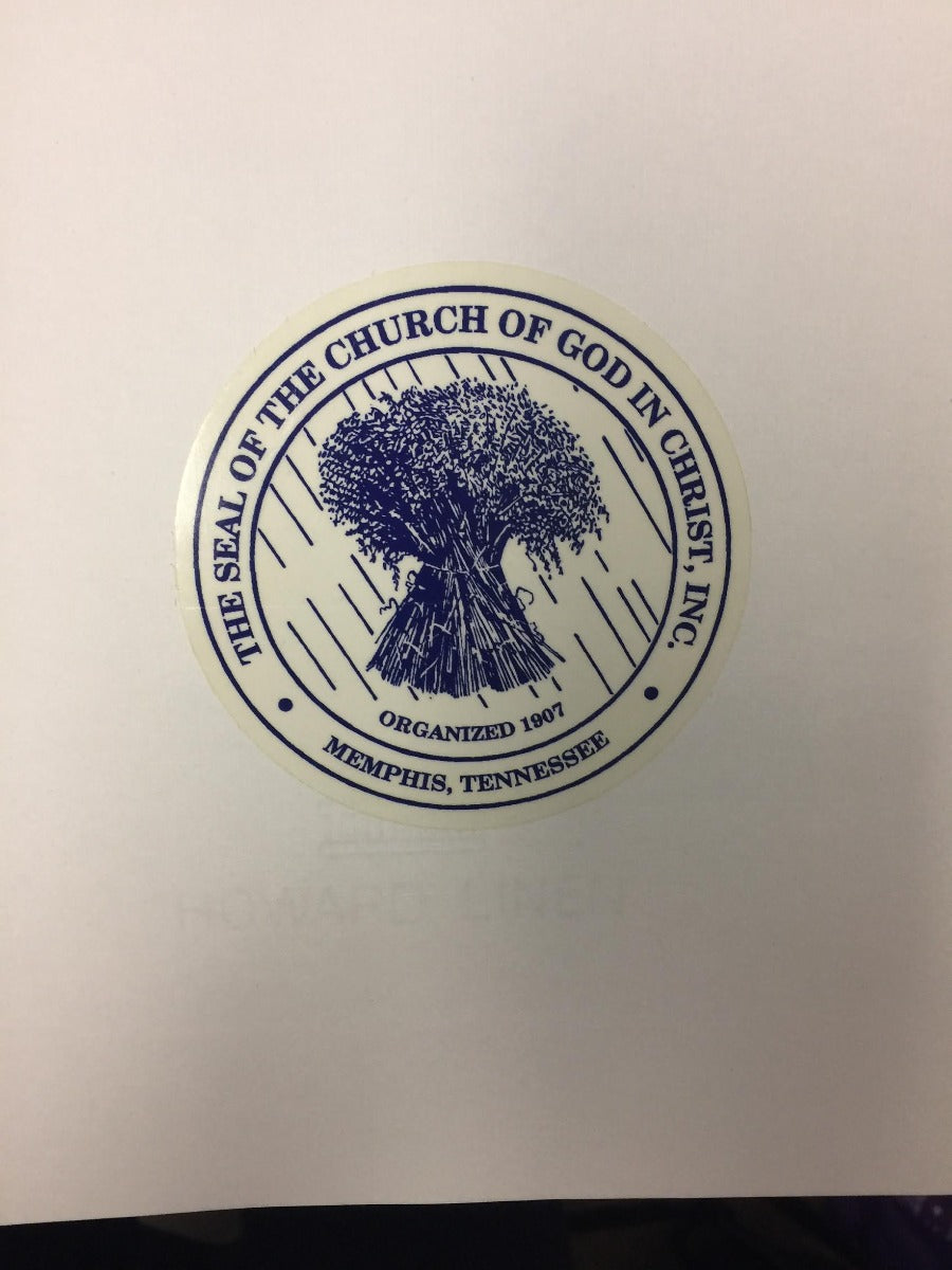 COGIC Window Seal Decal – Church of God in Christ Publishing House