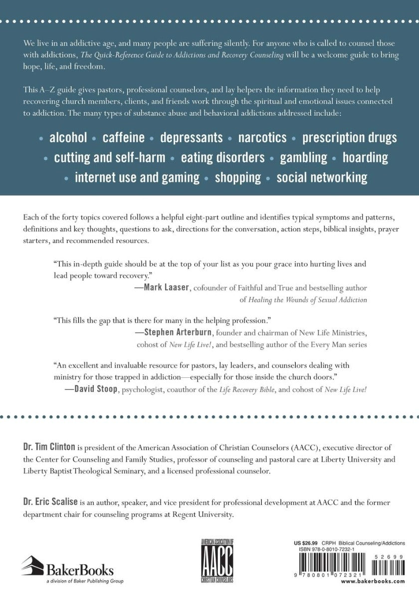 The Quick-Reference Guide to Addictions and Recovery Counseling: 40 ...